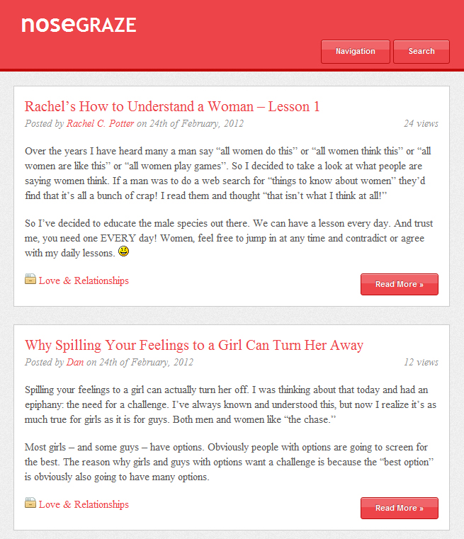 Nose Graze Mobile Version - Nose Graze Shop