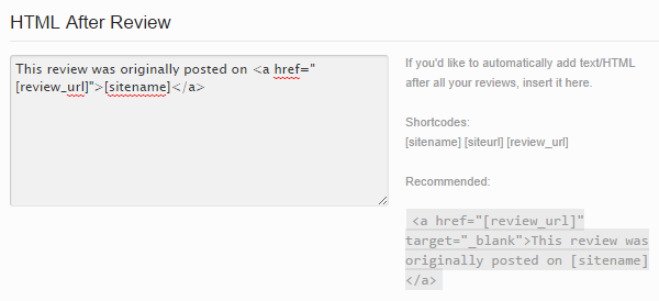 HTML after your review - Nose Graze Shop